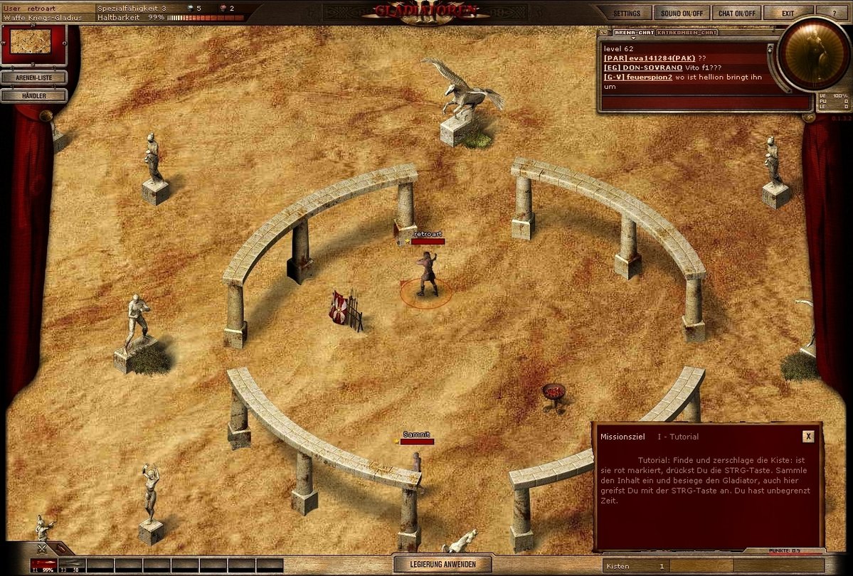 Gladiator Browsergame: Spannende Kämpfe im antiken Rom - Browsergames Spielen